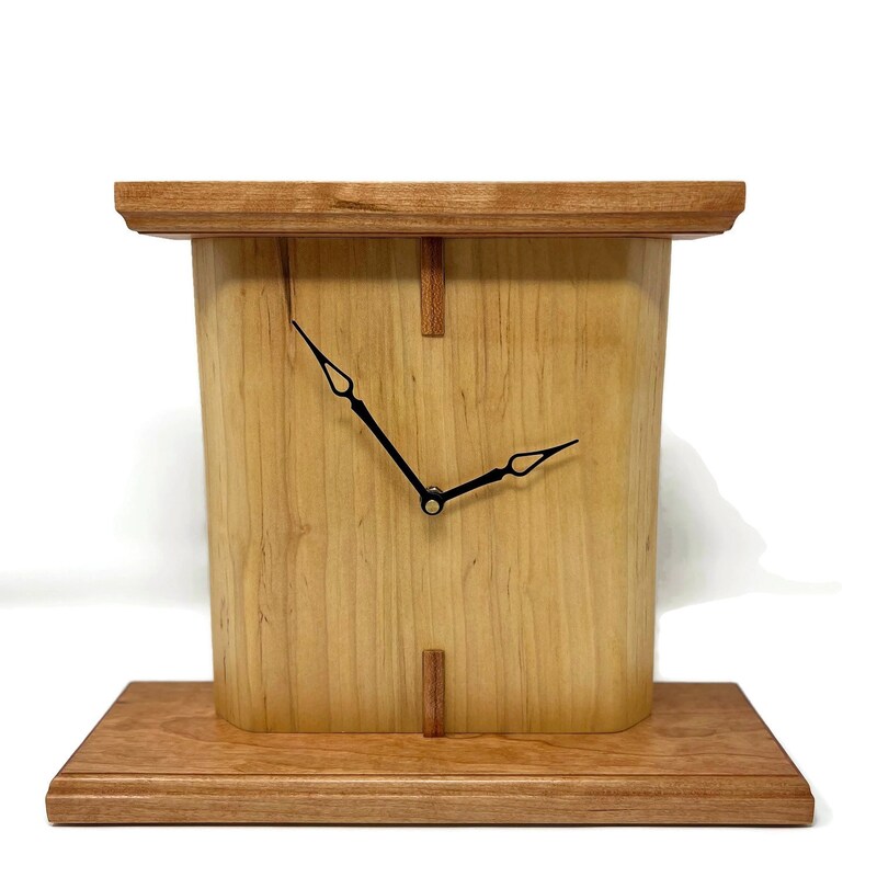 Wood Mantel Clock - Etsy