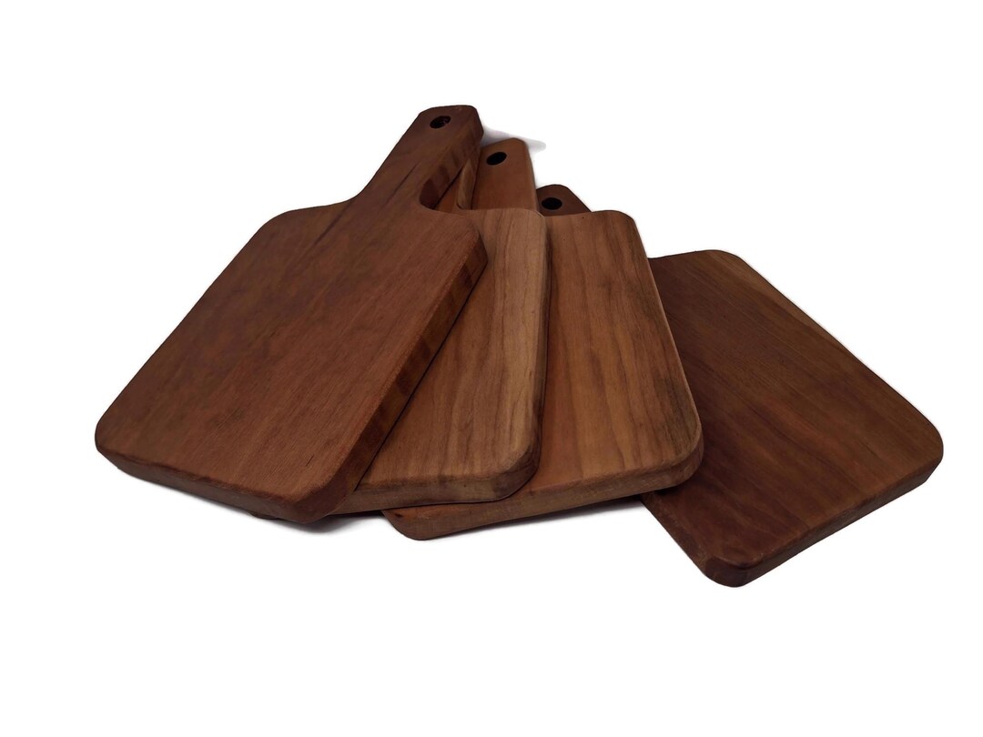 Mini Paddle Serving Boards - Cherry Hardwood - (set of 4) - Etsy