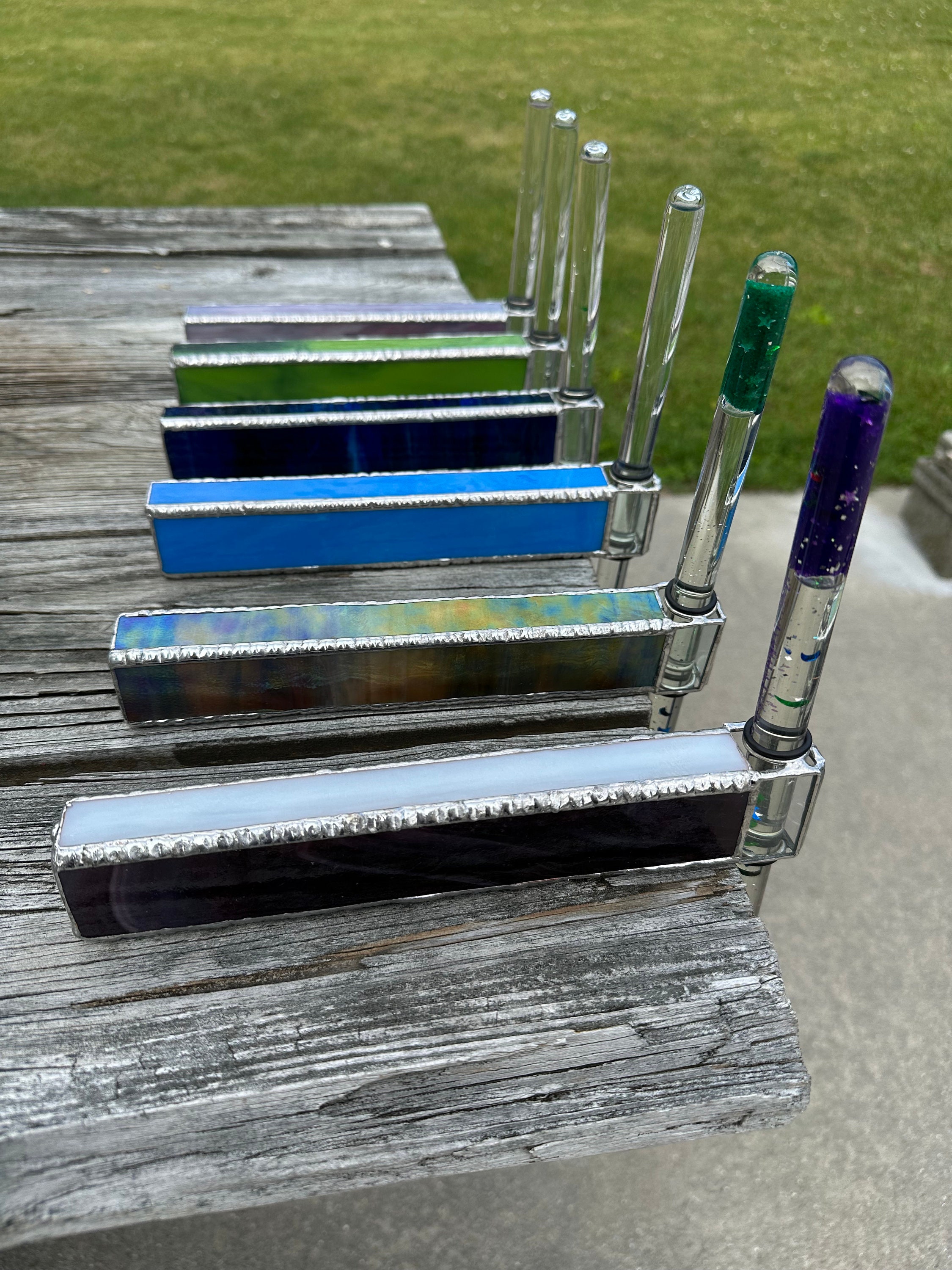 Stained Glass Kaleidoscope With Oil Wands - Etsy