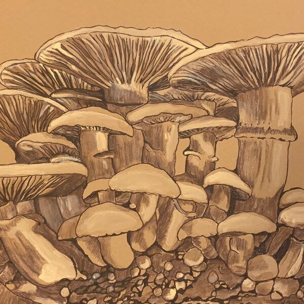 Pen and Ink Painting - Etsy