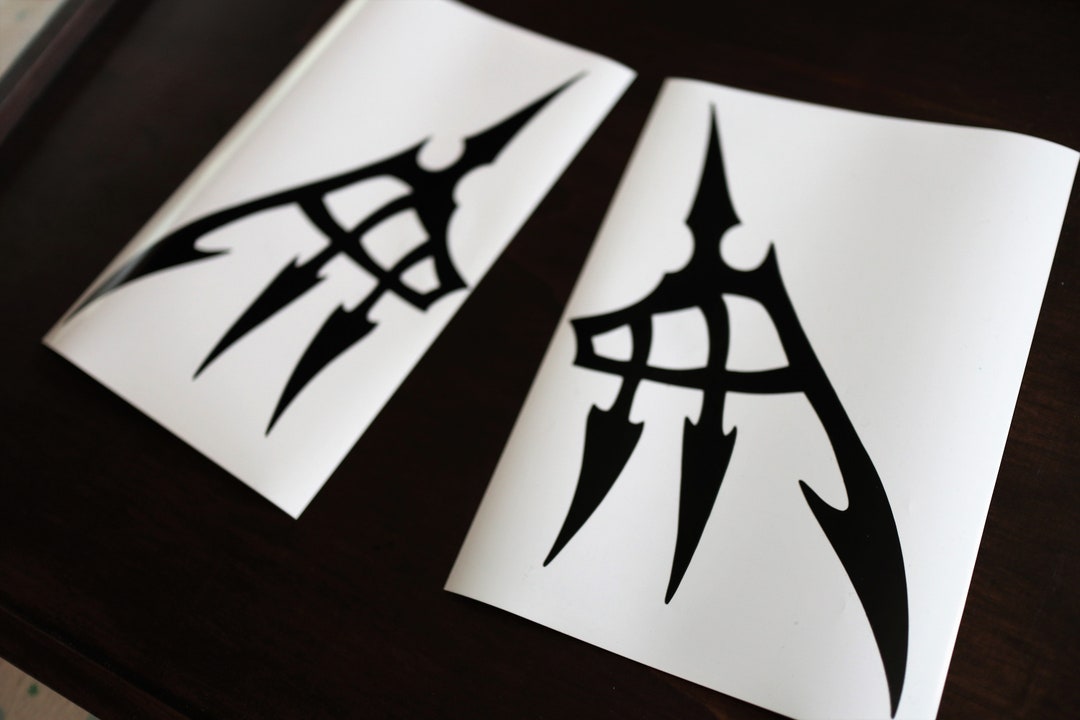 TWEWY Reaper Wings Decal - Etsy Australia