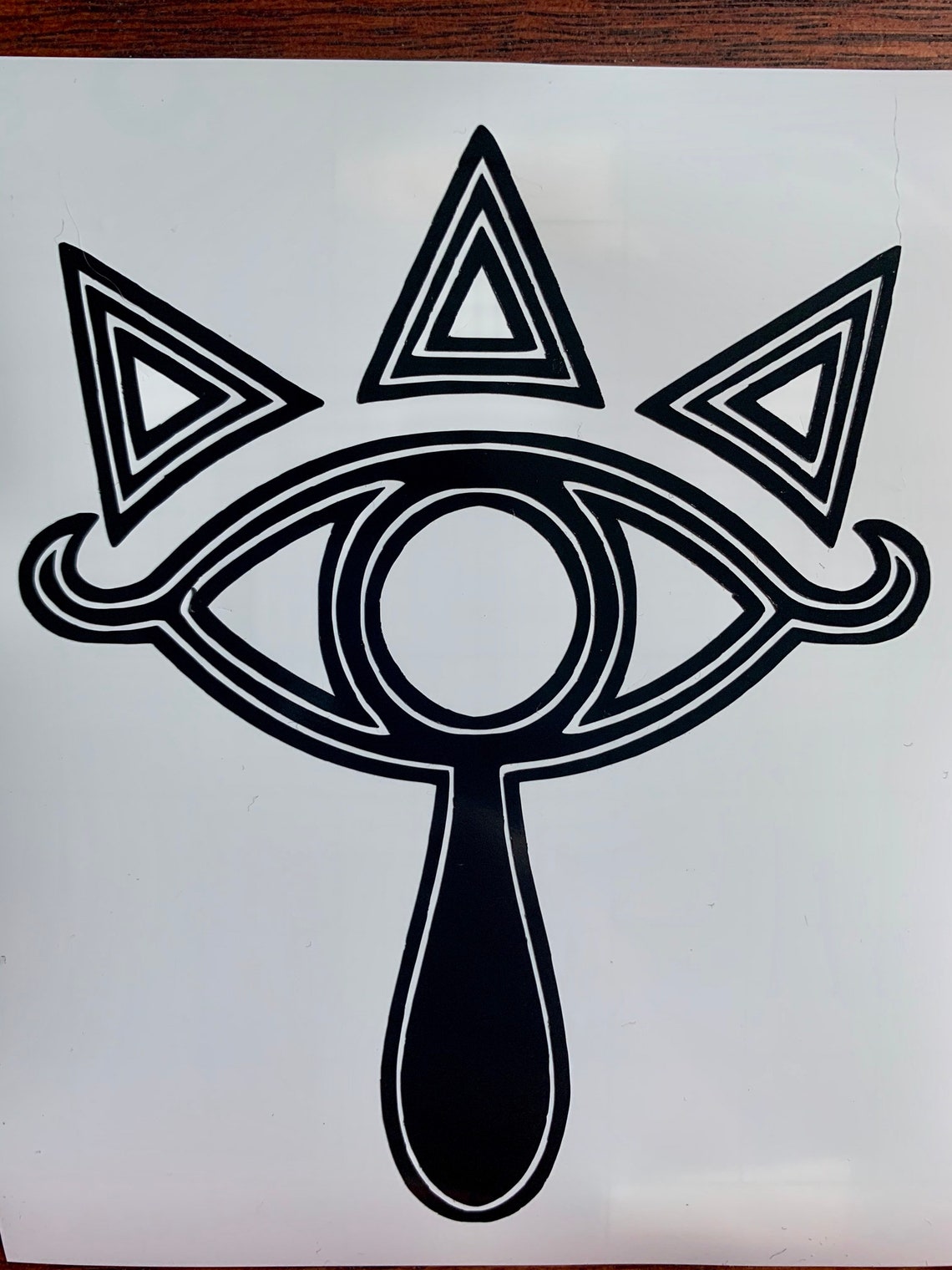 Sheikah Eye Decal - Etsy