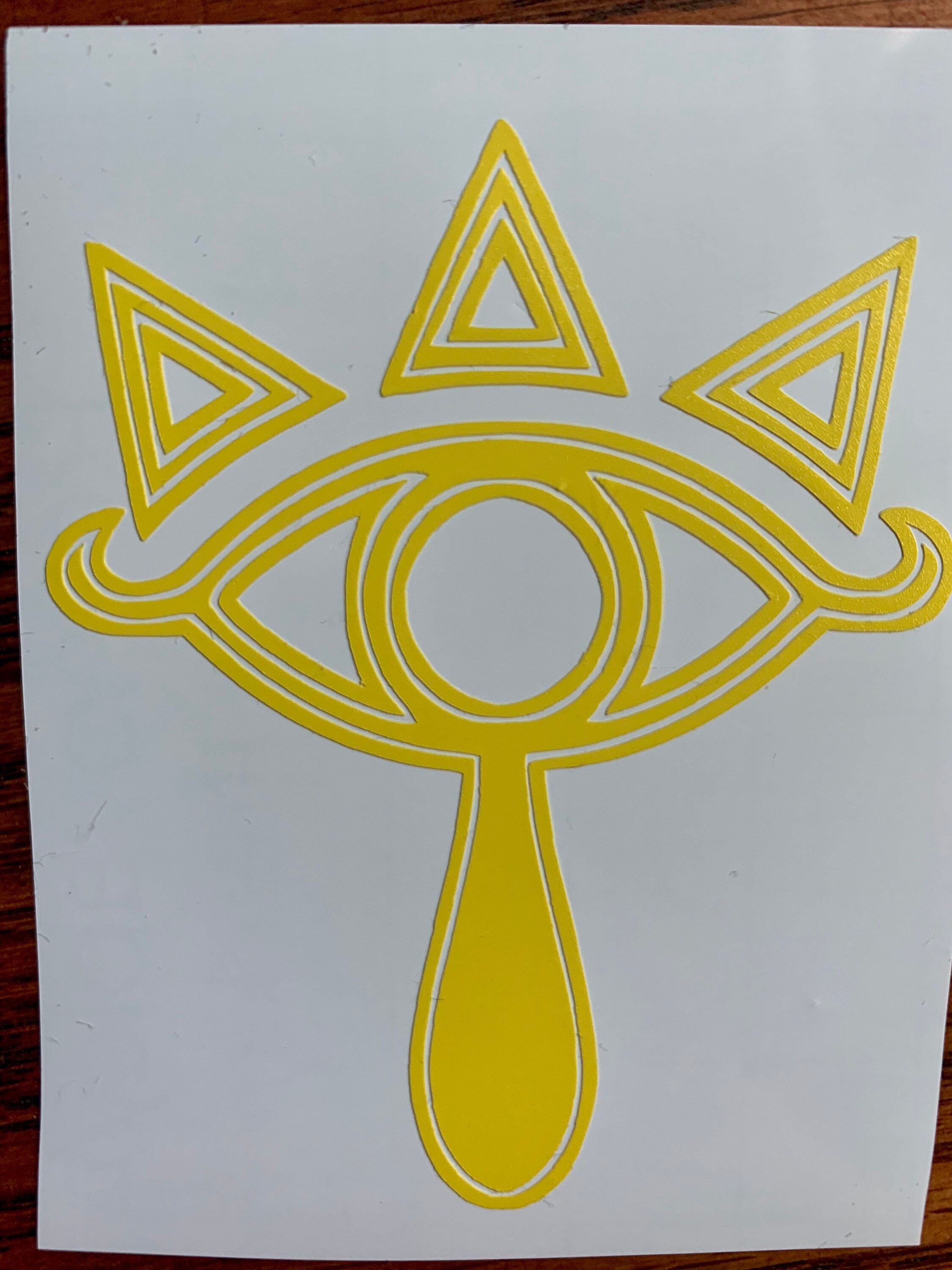Sheikah Eye Decal - Etsy