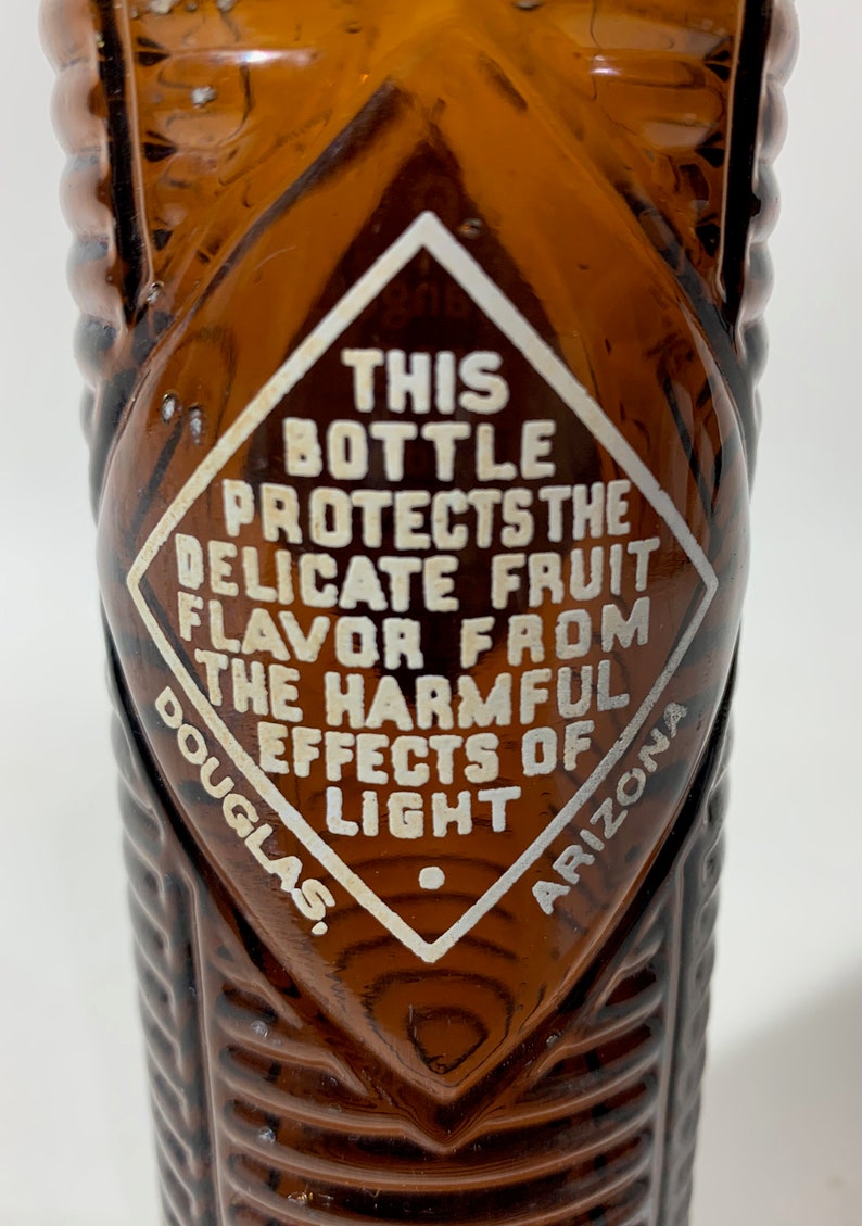 Vintage C. 1930's -orange Crush- Soda Bottle. 'douglas, Arizona'. Pyro ...