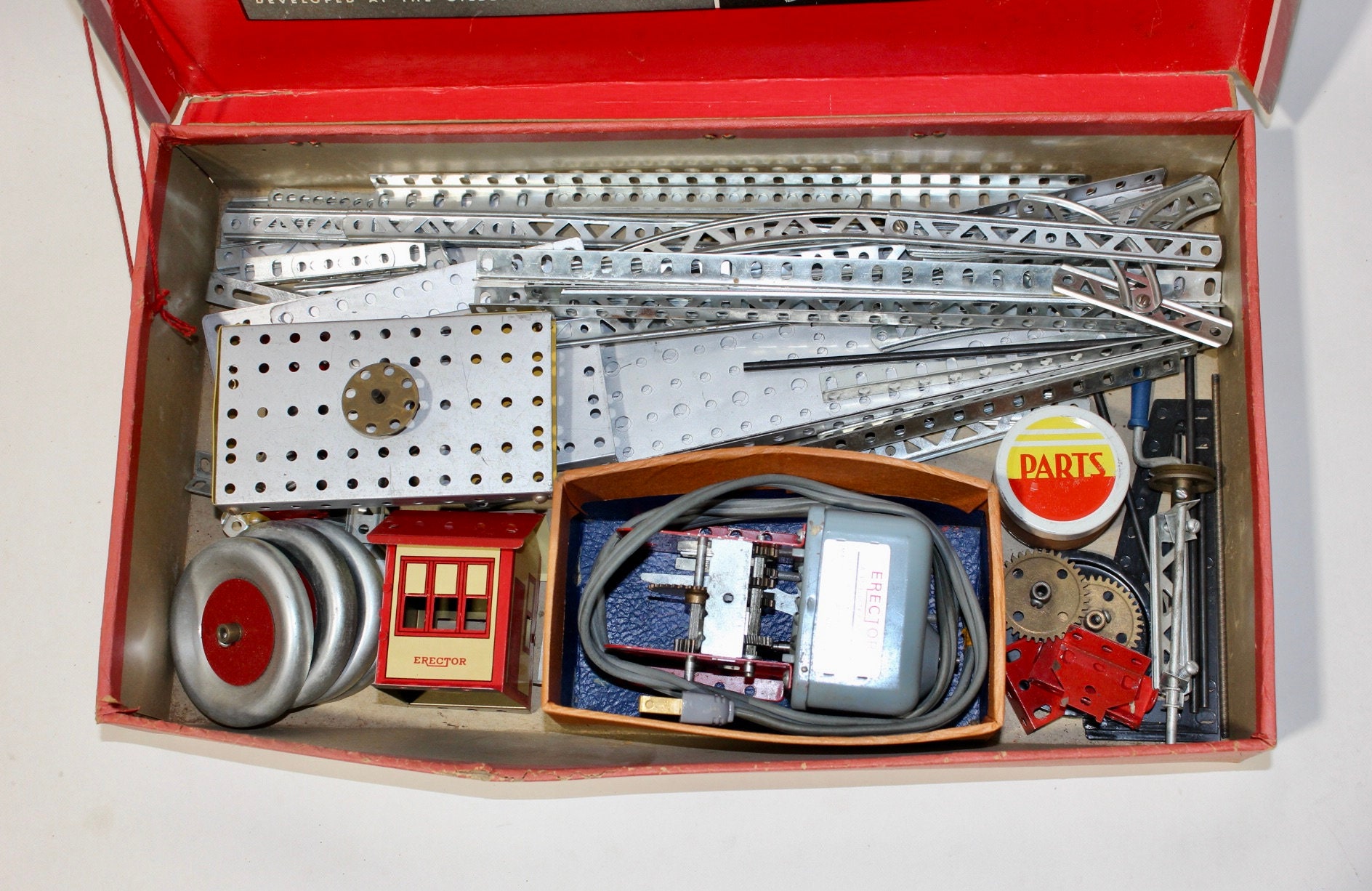 Vintage C. 1951 A.C. Gilbert Co. 'erector' Set No. 6 1/2, Includes ...