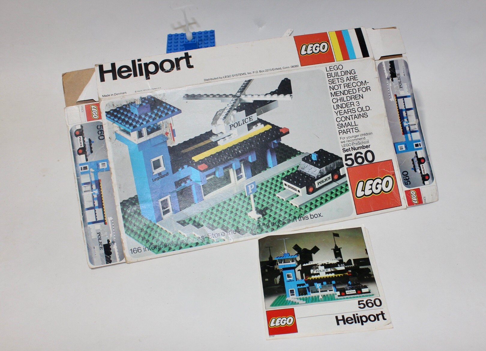 Vintage 1970's -LEGO- Heliport #560 Including Original Box ...