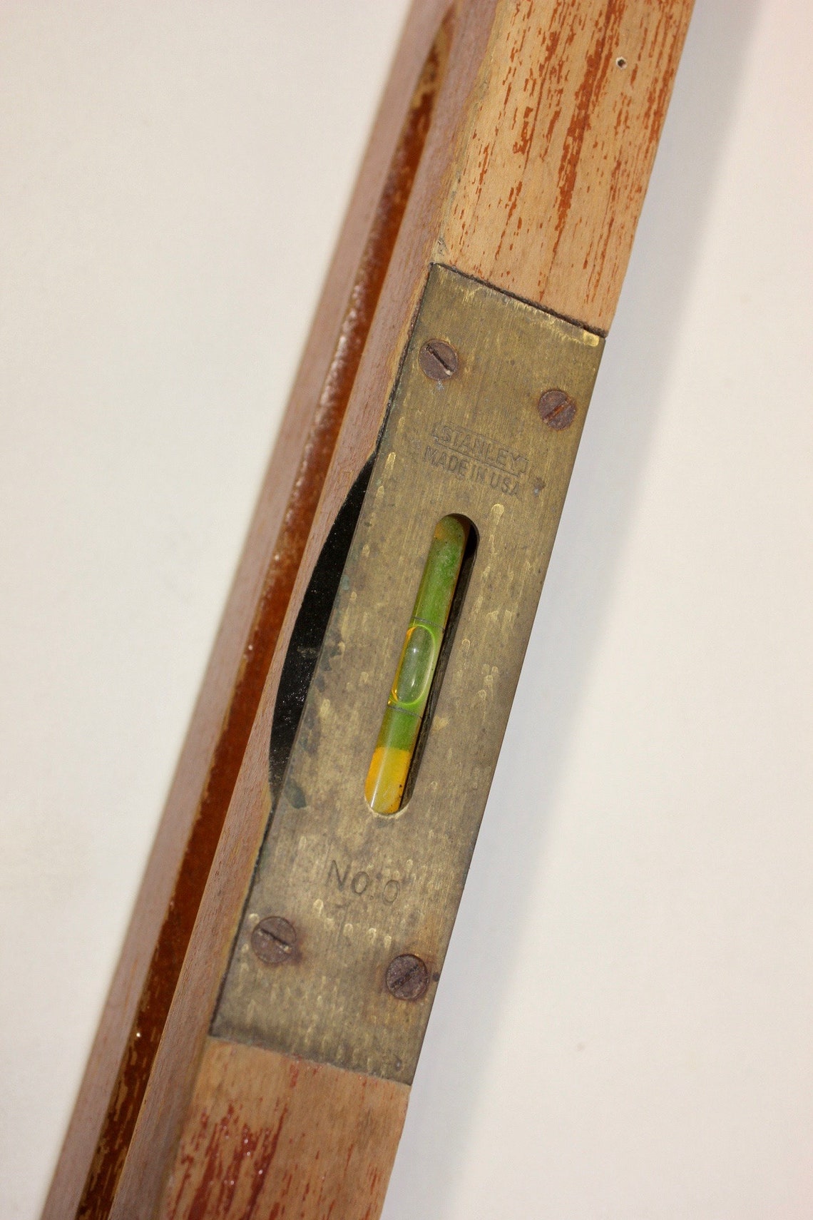 Vintage 1940's -stanley- Builder's Level. Model No. 0. Original Paint ...