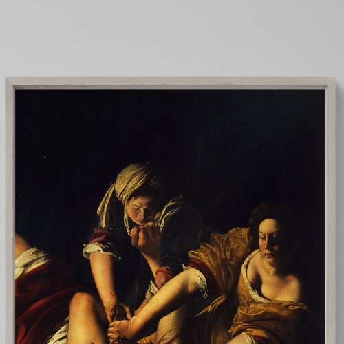Artemisia Gentileschi Judith Beheading Holofernes 1614 | Etsy