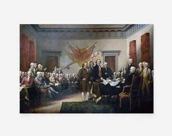 John Trumbull - the Declaration of Independence (1819) - Poster ...