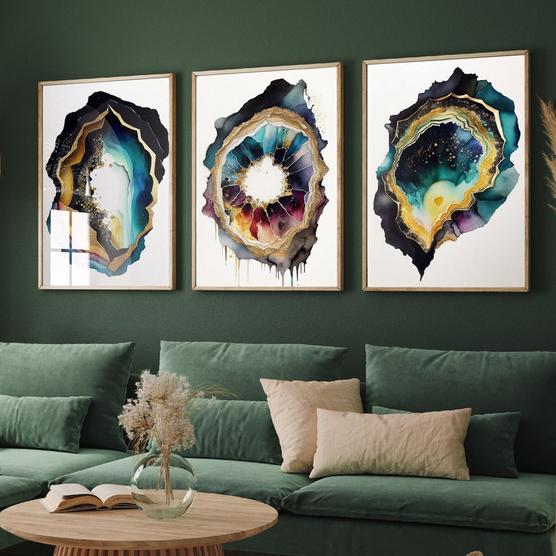 Geode Painting - Etsy