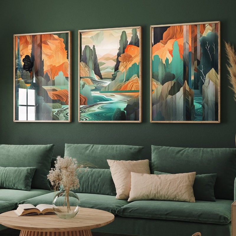 Set of Three Wall Art - Etsy