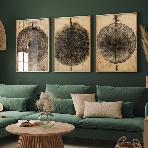 Tree Ring Wall Art - Etsy