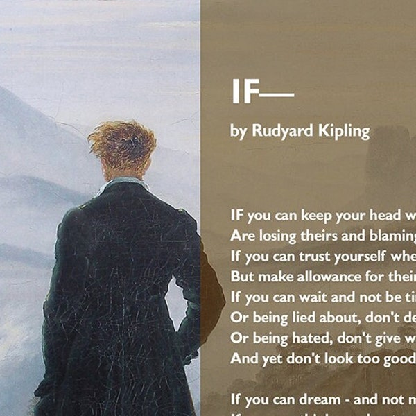 Kipling If Poster - Etsy