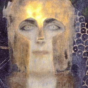 Gustav Klimt - Pallas Athena (1898) - Classic Painting Photo Poster ...