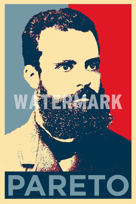 Vilfredo Pareto Original Art Print Photo Poster Gift Hope | Etsy