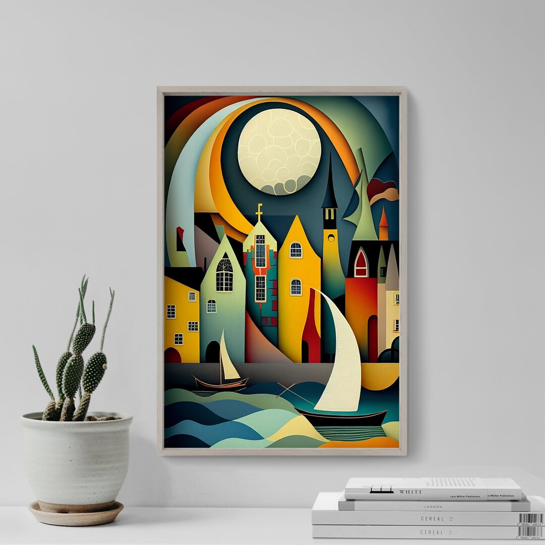 Cornwall Posters Artists Influence Falmouth Art Print Poster Painting ...