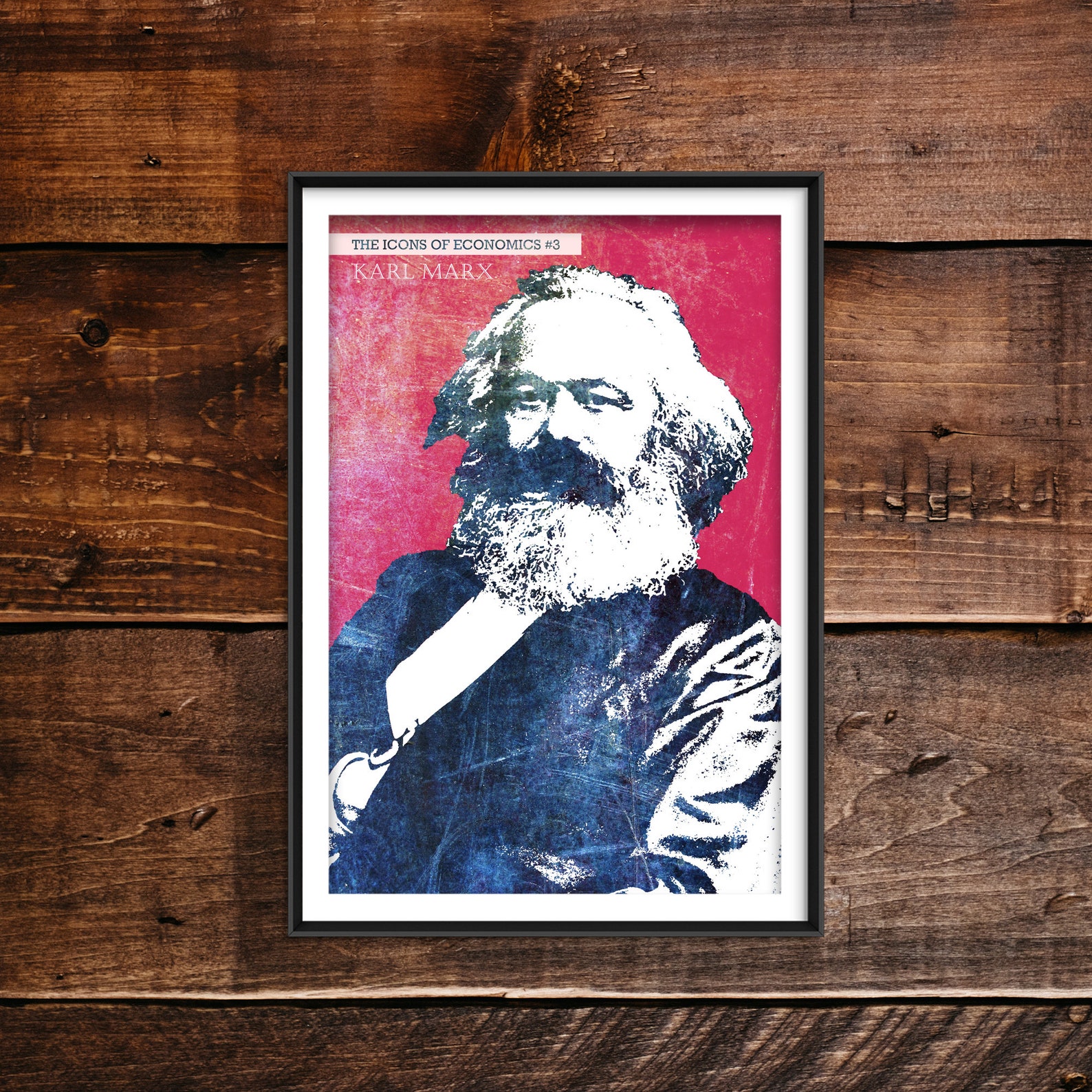 Karl Marx the Icons of Economics 3 Art Print Poster Wall - Etsy UK