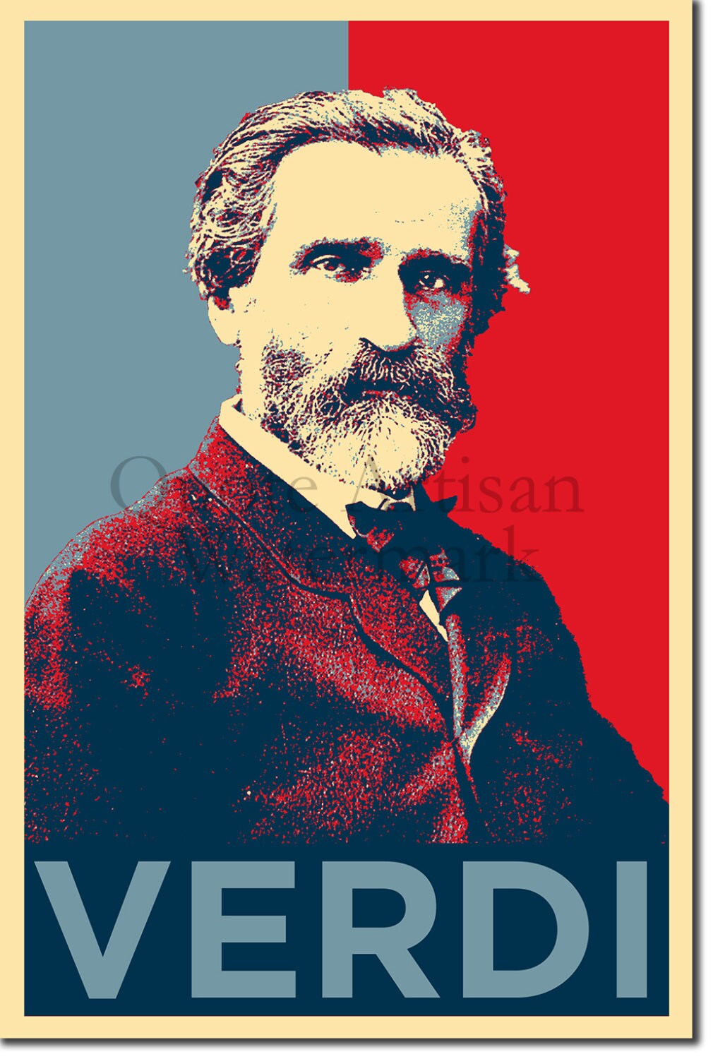 Giuseppe Verdi Original Art Print - Photo Poster Gift Home Wall Decor ...