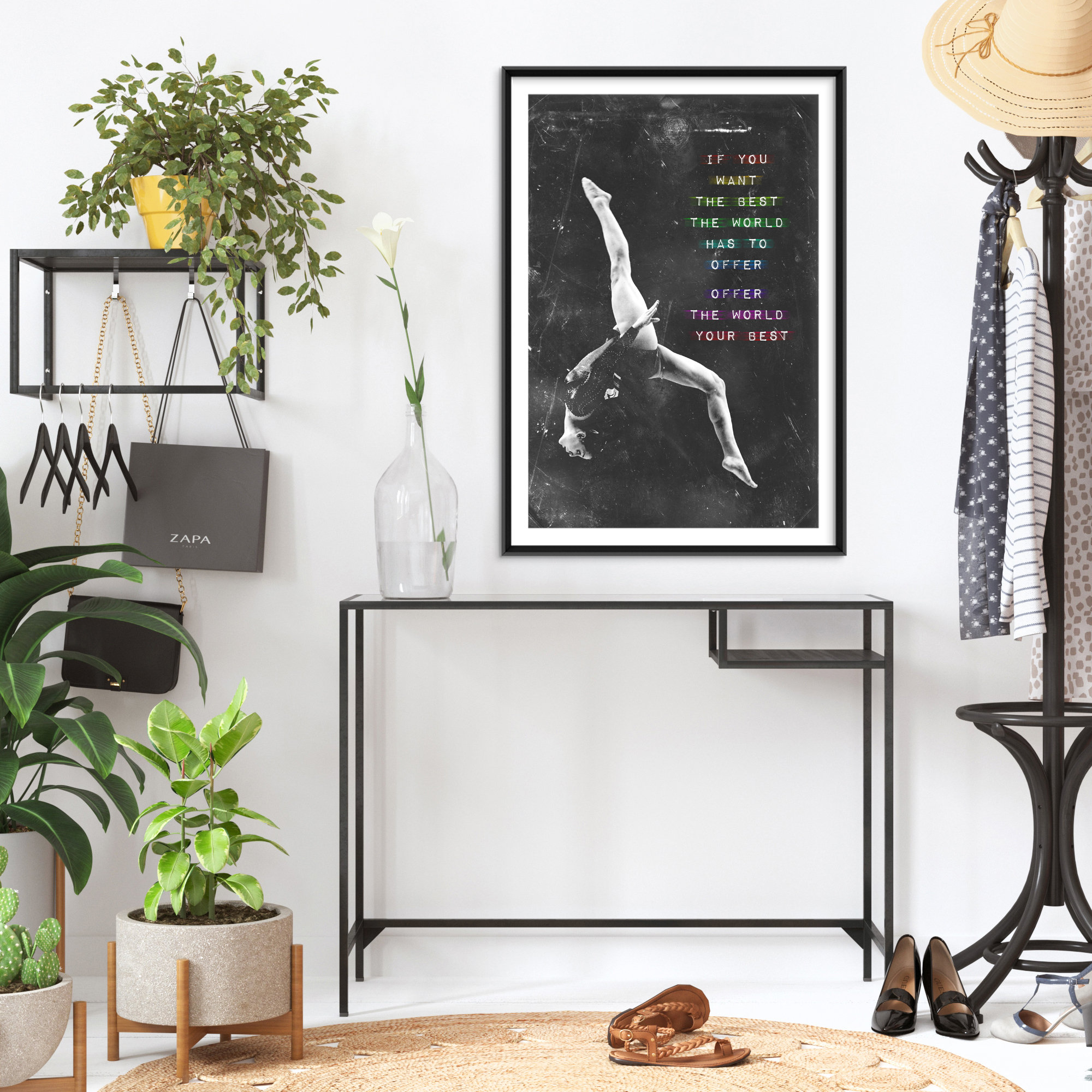 Gymnastics Motivational Quote Poster if You Want the | Etsy