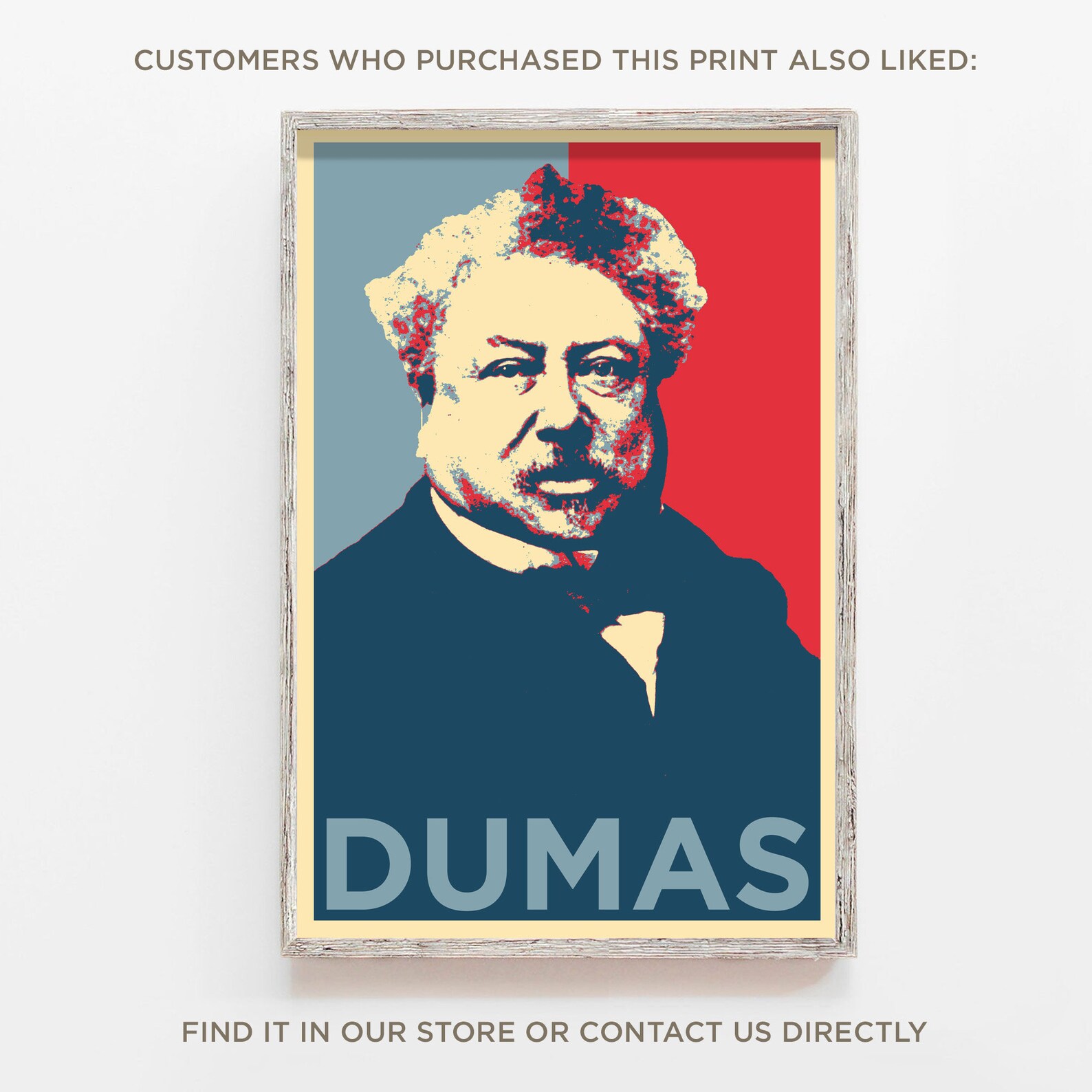 Alexandre Dumas Poster - Life is a Storm, My Young Friend - Photo Print ...