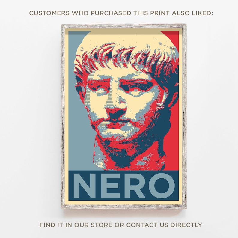 Julius Caesar Original Art Print Photo Poster Gift Rome - Etsy