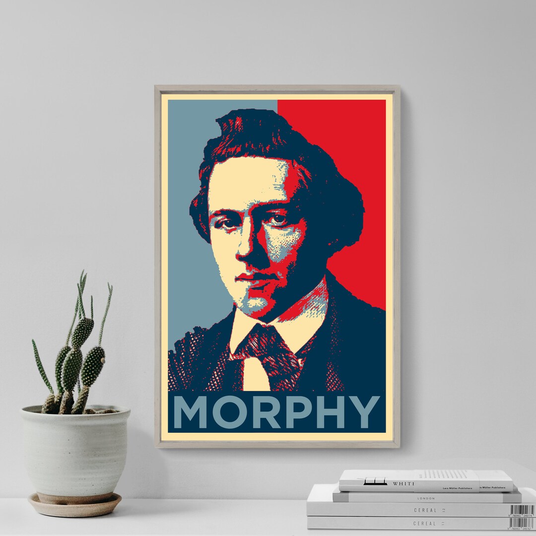 Paul Morphy Original Art Print - Photo Poster Gift - Hope Parody Chess ...