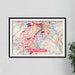 Wigan Map - Original Art Print - City Street Map of Wigan, England ...