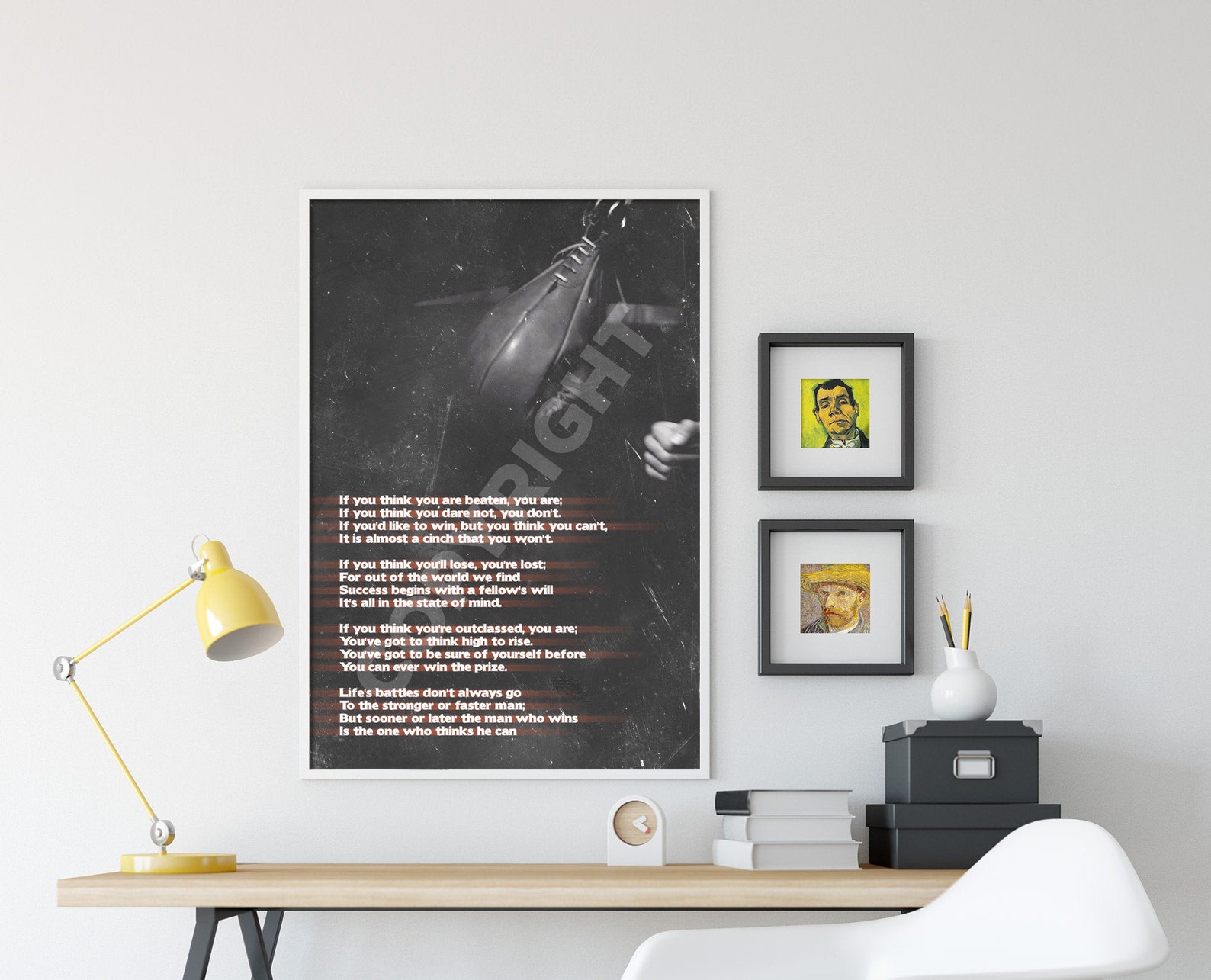 Boxing Motivational Poster 10 if You Think You Are | Etsy