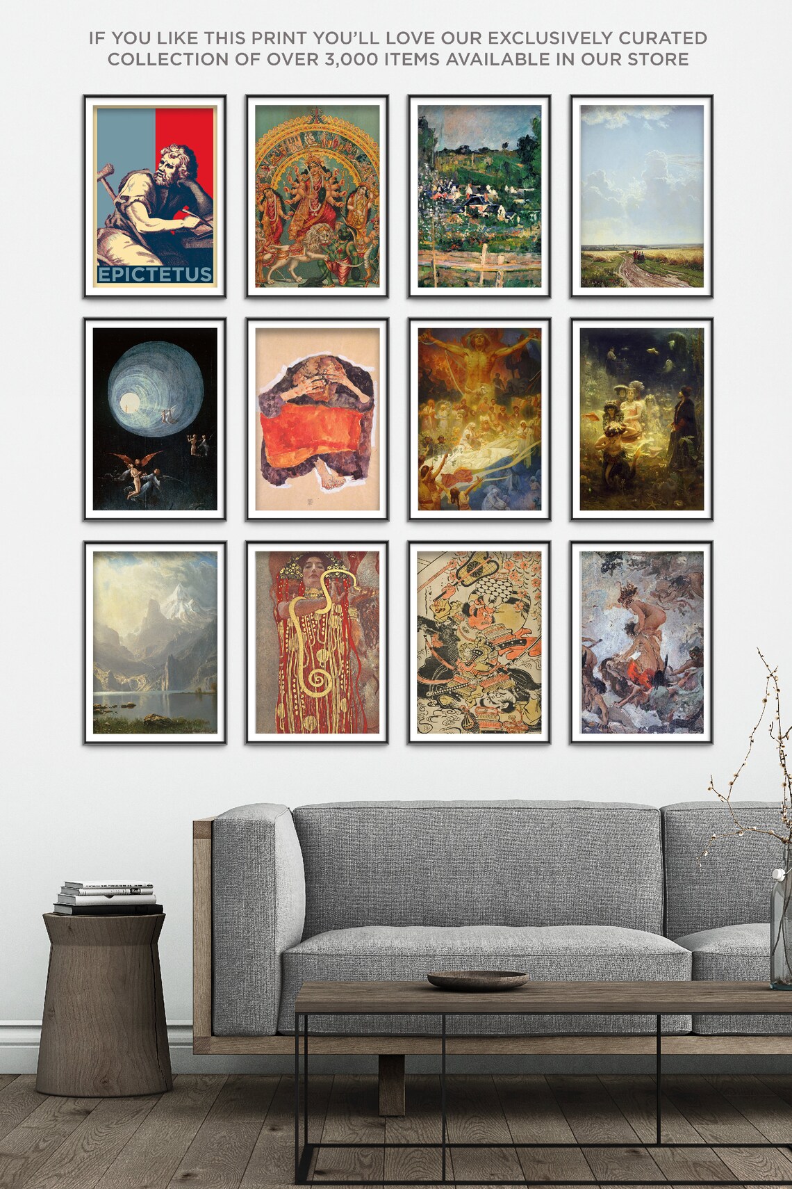 Epictetus Original Art Print - Stoicism Poster, Philosophy Giclee Home ...