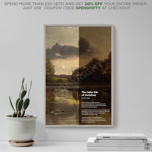 The Lake Isle of Innisfree Poster - Etsy