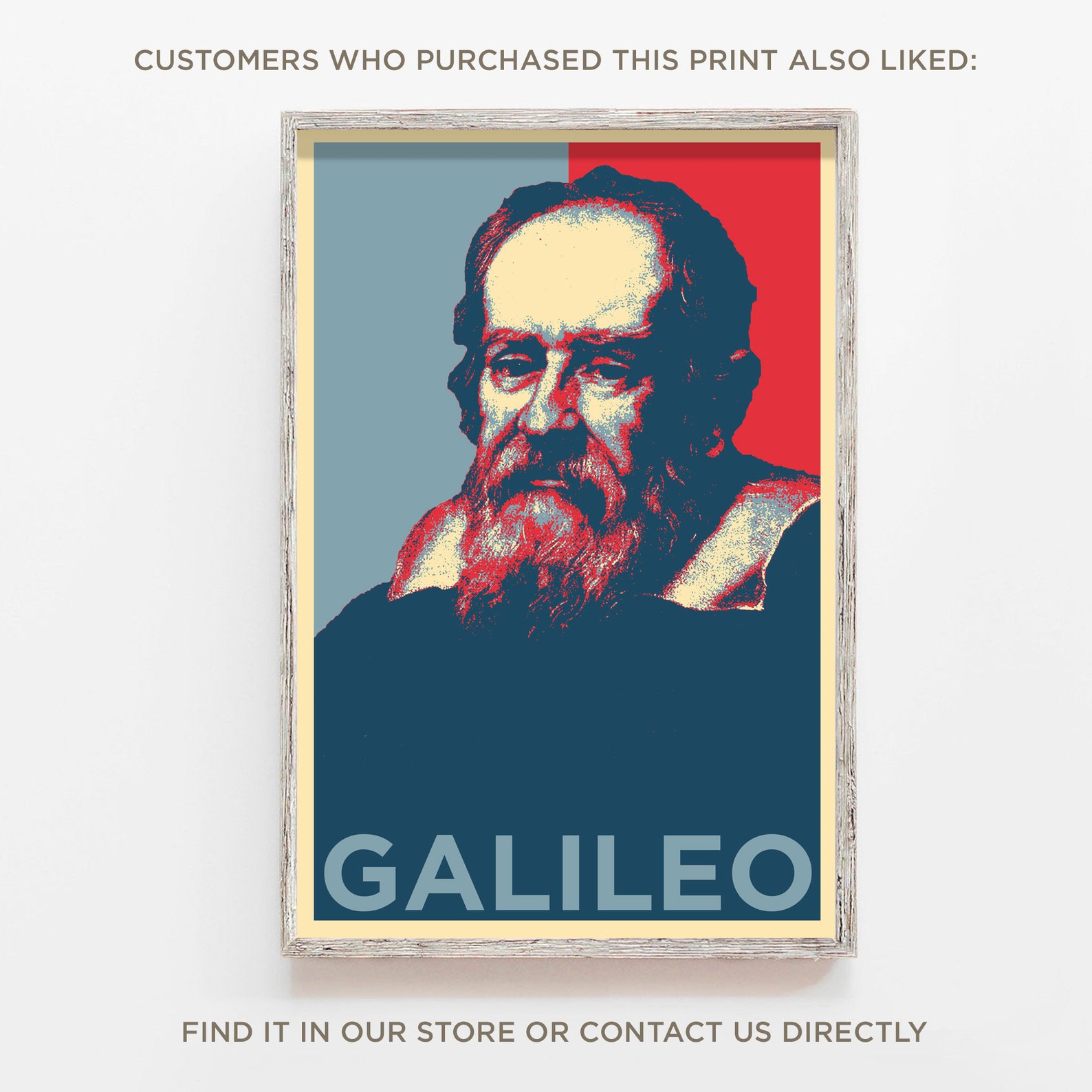Galileo Galilei Original Art Print Photo Poster Gift Wall - Etsy Hong Kong