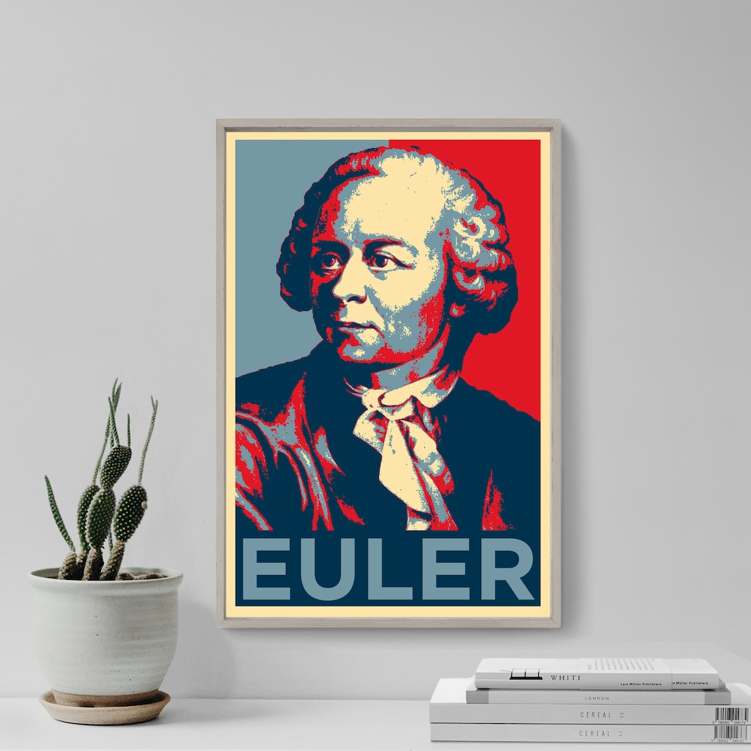 Leonhard Euler Art Print - Photo Poster Gift Wall Decor - Leonard Euler ...