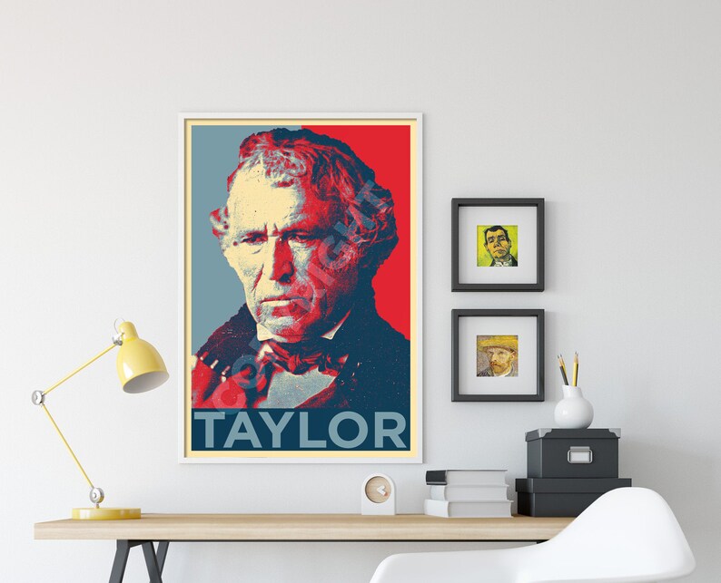 Zachary Taylor Poster, Former President of USA, Zachary Taylor Print ...