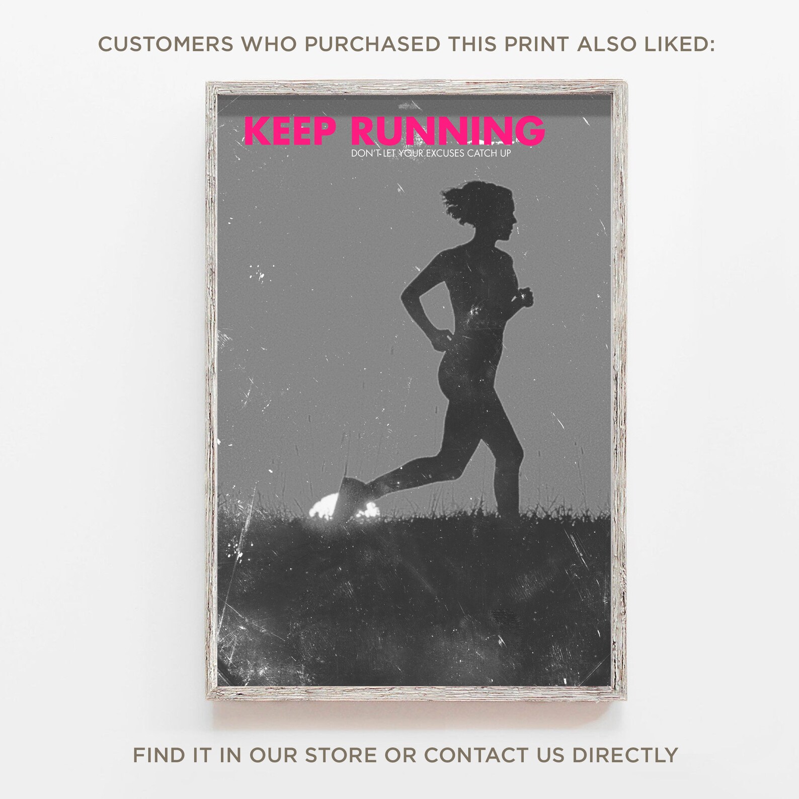 Running Motivational Poster 3 Art Print Photo Gift Home Wall | Etsy