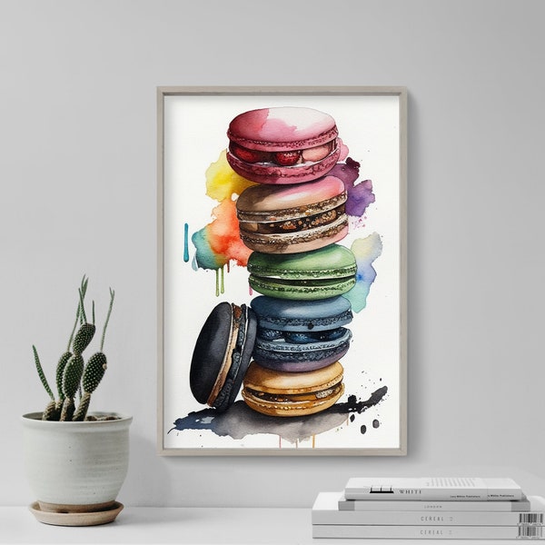 Macaron Print - Etsy