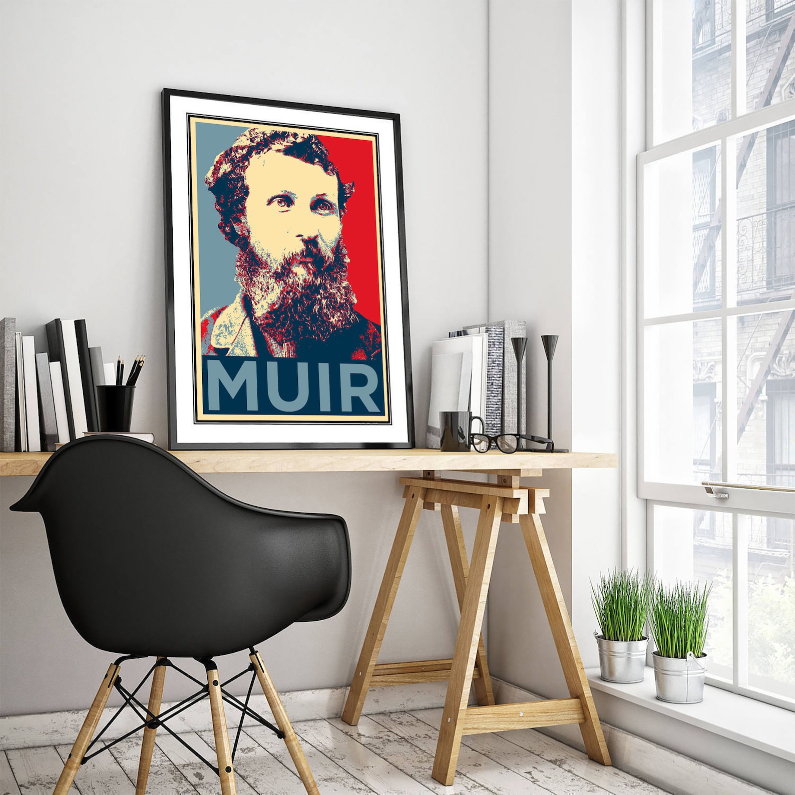 John Muir Original Art Print - Photo Poster Gift Wall Decor ...