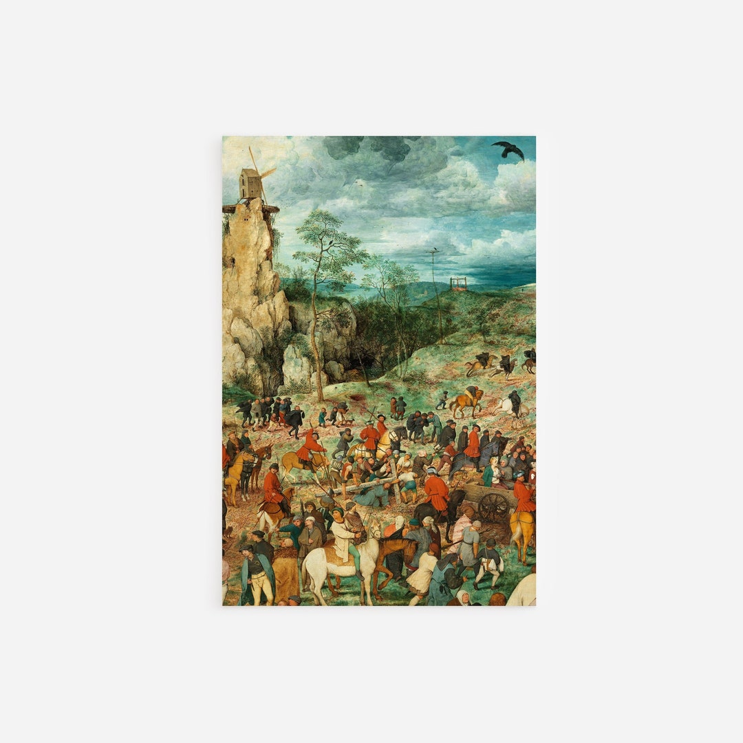 Pieter Bruegel the Elder - the Procession to Calvary (1564) Triptych ...