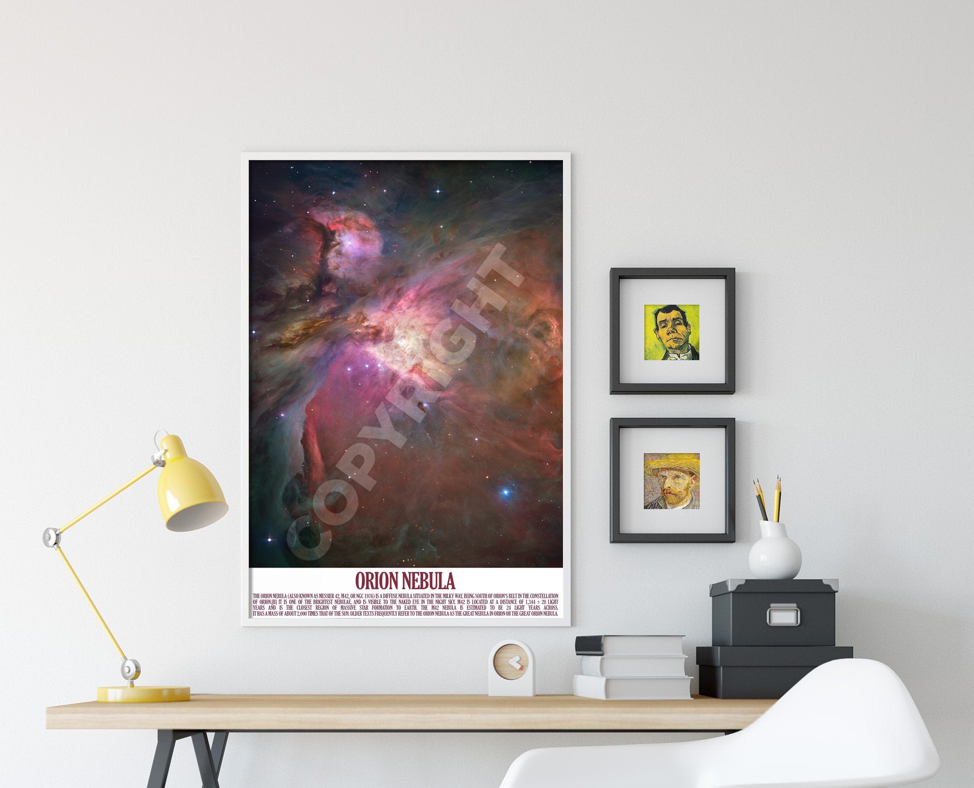 Orion Nebula Poster - Photo Art Print Photograph Gift Wall Home Decor ...