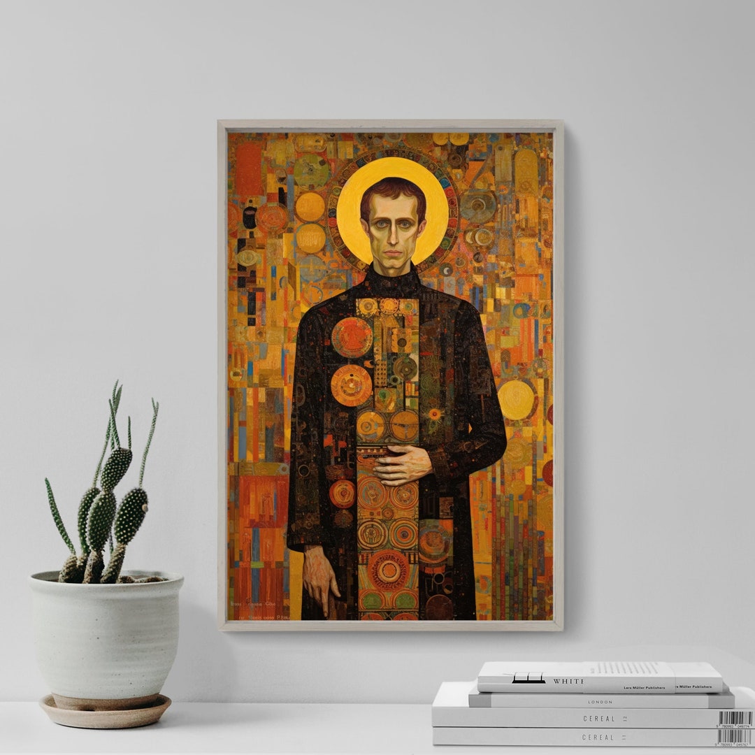 Peter Abelard German Hero Inspired by Gustav Klimt / Foley - Art Print ...