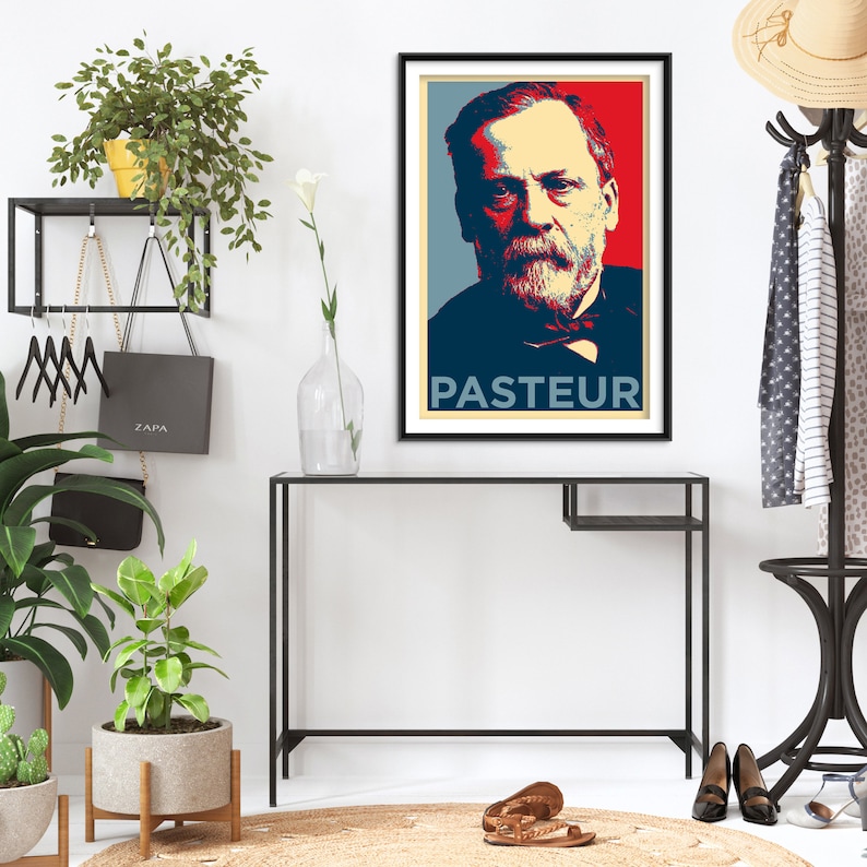 Louis Pasteur Original Art Print Photo Poster Gift Hope - Etsy