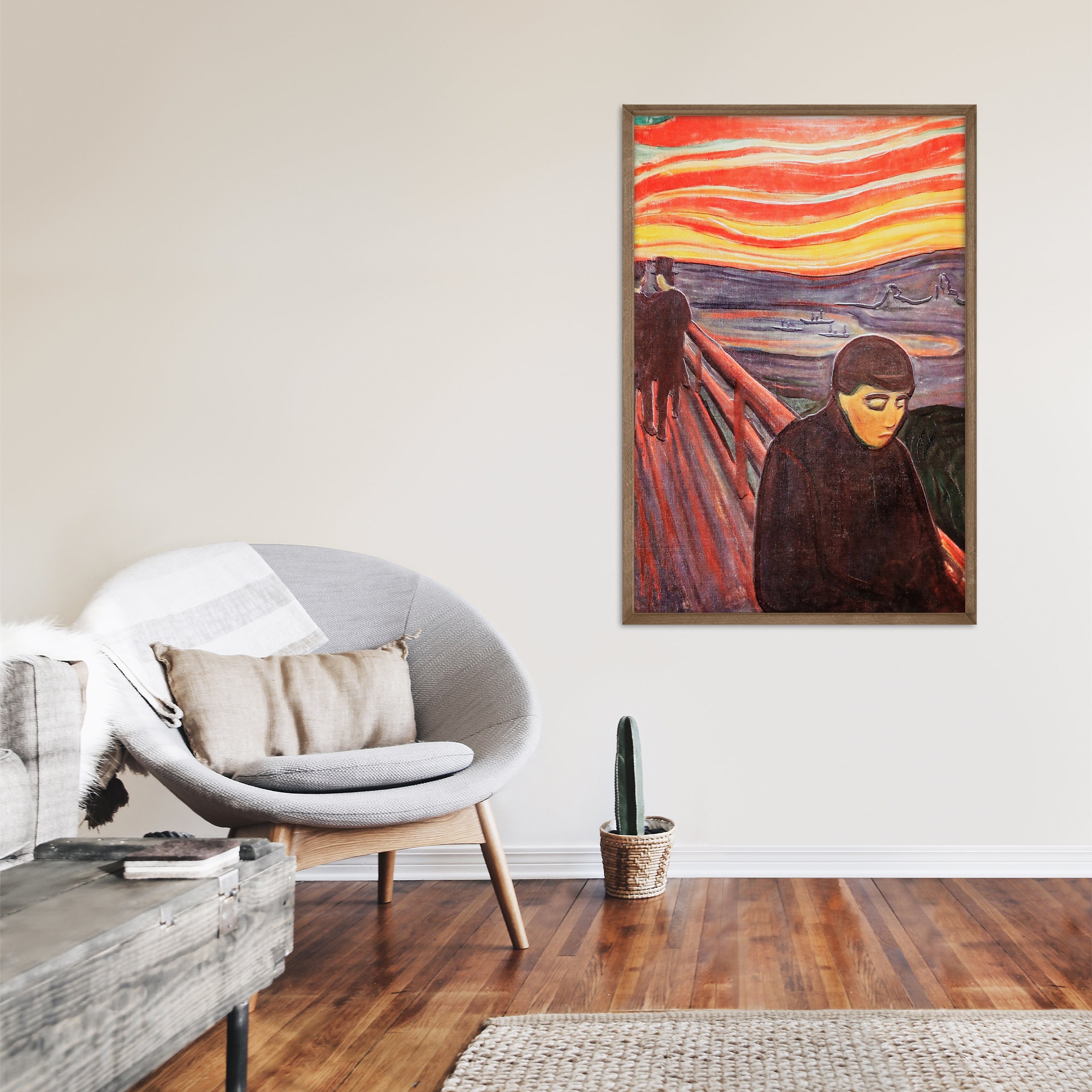 Edvard Munch - Despair (1909) - Painting Photo Poster Print Art Museum ...