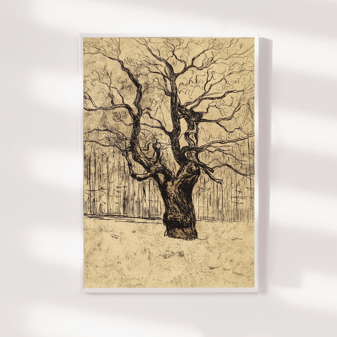 Edvard Munch - the Oak (1903) - Painting Photo Poster Print Art Museum ...
