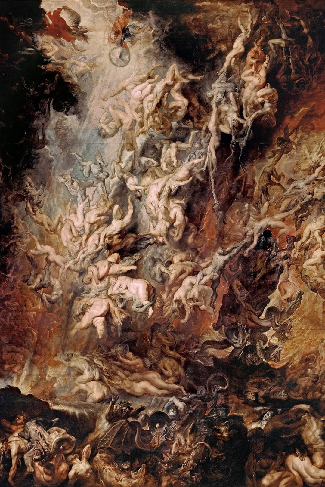 Peter Paul Rubens - the Fall of the Dammed (1620) - Art Print Painting ...