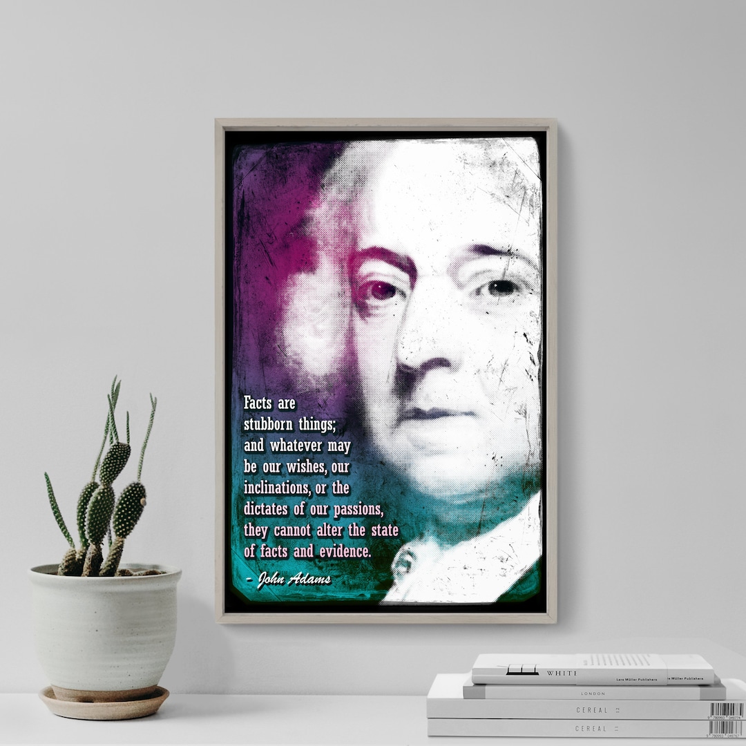 John Adams Original Art Print - Photo Poster Gift Wall Decor Quote ...