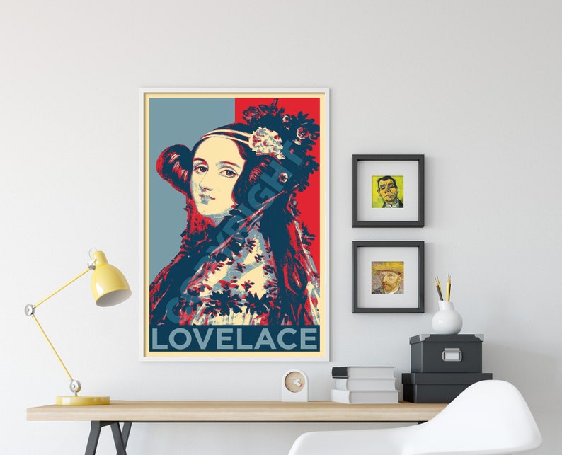 Ada Lovelace Original Art Print Photo Poster Gift Hope - Etsy