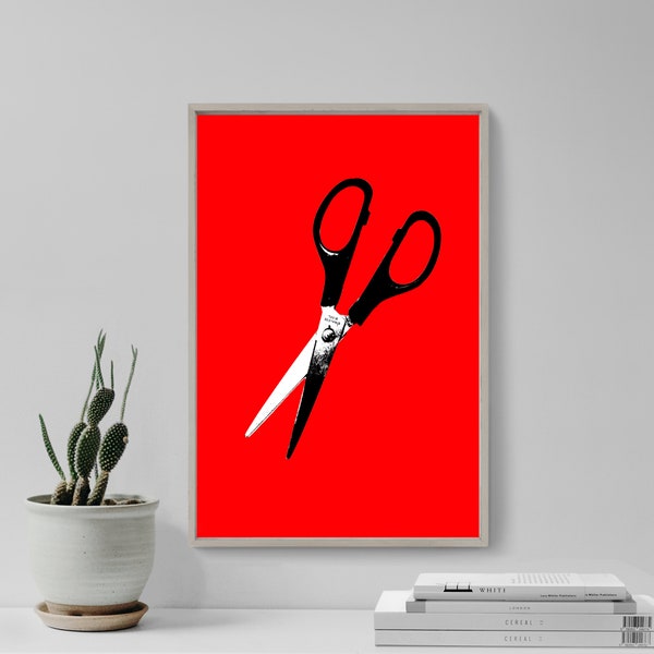 Scissors Print - Etsy