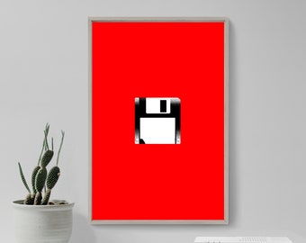 Floppy Disk Drive Patent Print Art 1980 - Etsy