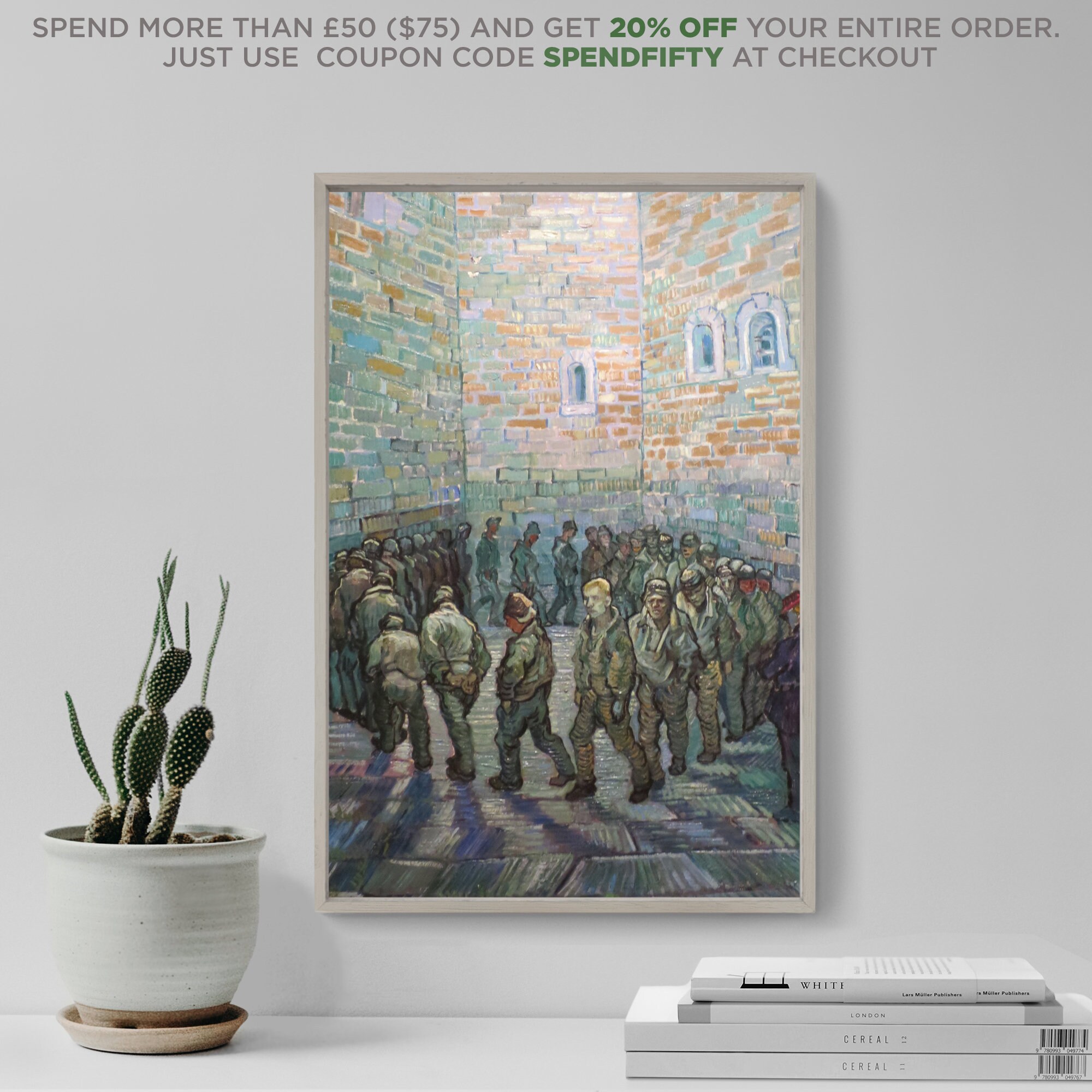 Vincent Van Gogh Prisoners Exercising after Dore 1890 | Etsy UK