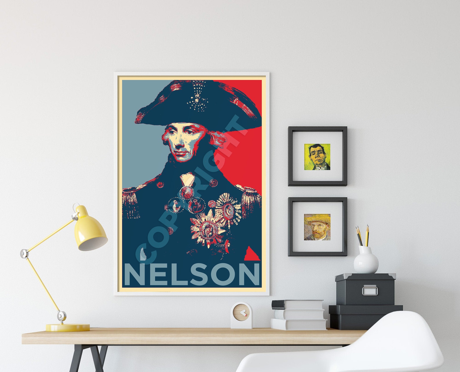 Horatio Nelson Original Art Print - Photo Poster Gift Wall Decor - Hope ...