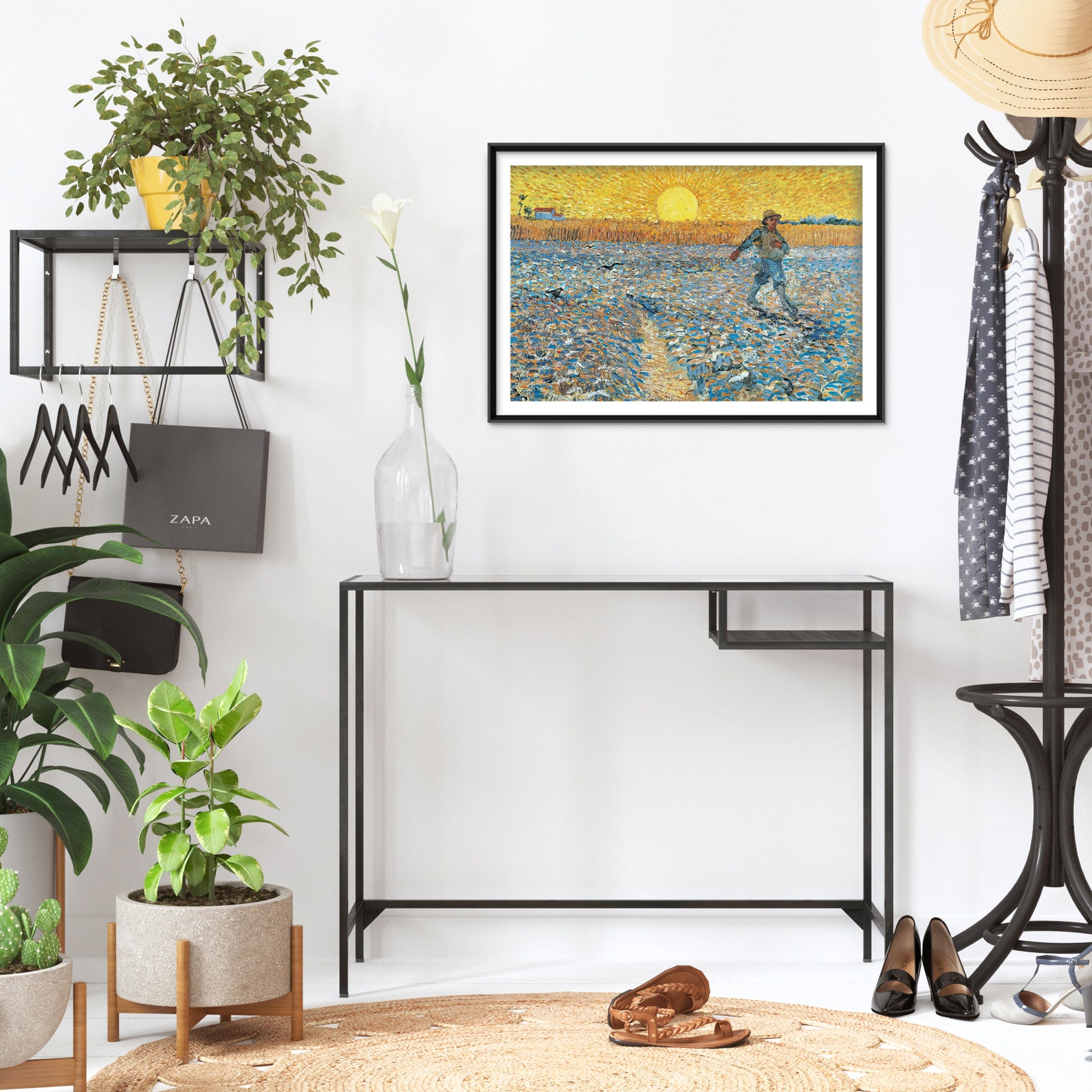 Vincent Van Gogh the Sower at Sunset 1888 Art Print - Etsy UK